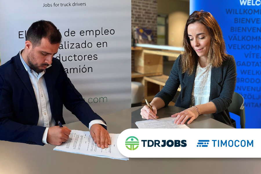 TIMOCOM y TDR Jobs firman un acuerdo de colaboración