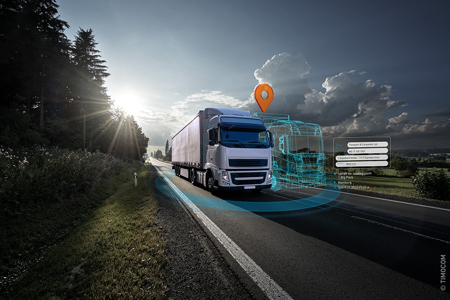 Use live tracking for road transport
