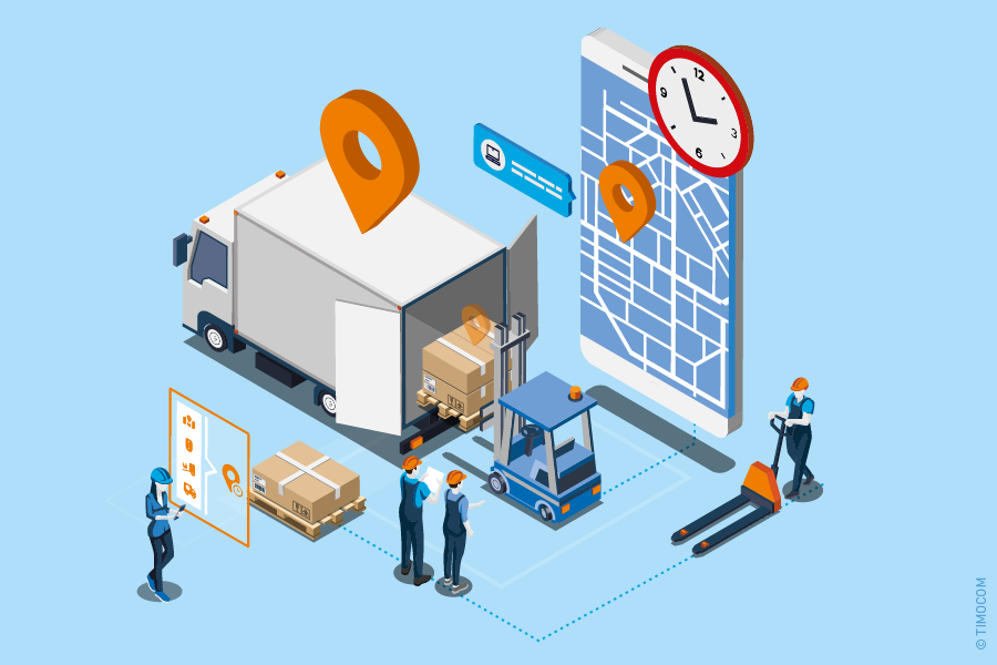 Echtzeit-Tracking und Estimated Time of Arrival (ETA)