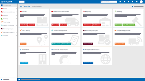 Jak szukać frachtów w nowej wersji Giełdy Transportowej TIMOCOM?
